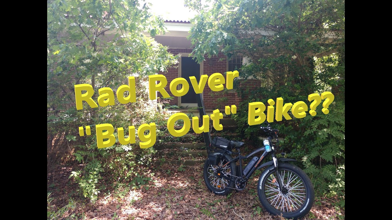Rad Rover ebike - Bug Out Bike/Prepper vehicle - YouTube