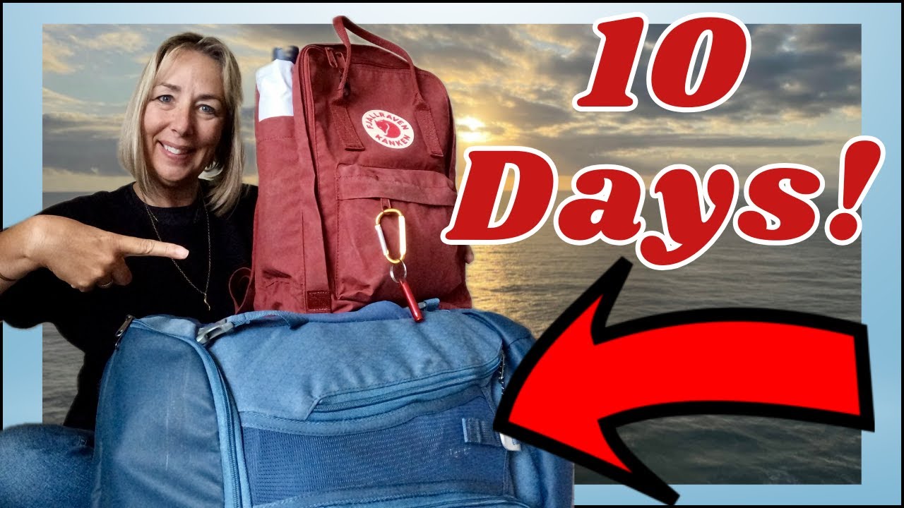How to Pack for 10 days in Zante Hand Luggage Only - YouTube