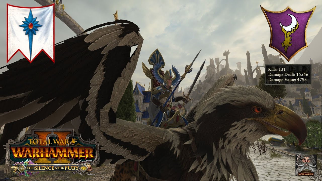 The Witch King Destroys the Asur! - Dark Elves vs High Elves - Total ...