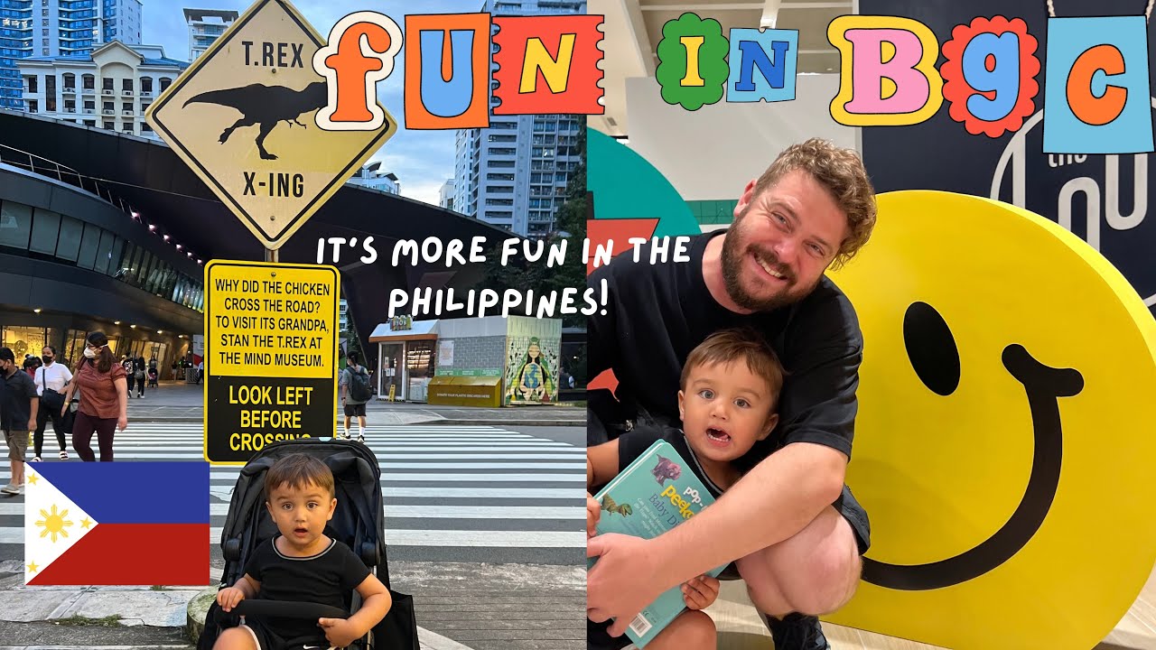 FAMILY FUN IN PHILIPPINES | First time at BGC Mind Museum & Mitsukoshi ...