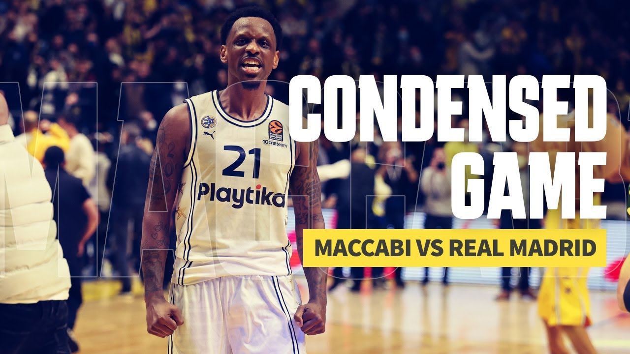 Condensed Game: Maccabi vs Real Madrid | התרכיז: כל הסלים - מכבי נגד ...