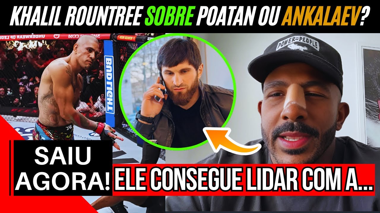 🚨FORTE REVELAÇÃO! KHALIL SURPREENDE A TODOS EM FALA SOBRE POATAN ...
