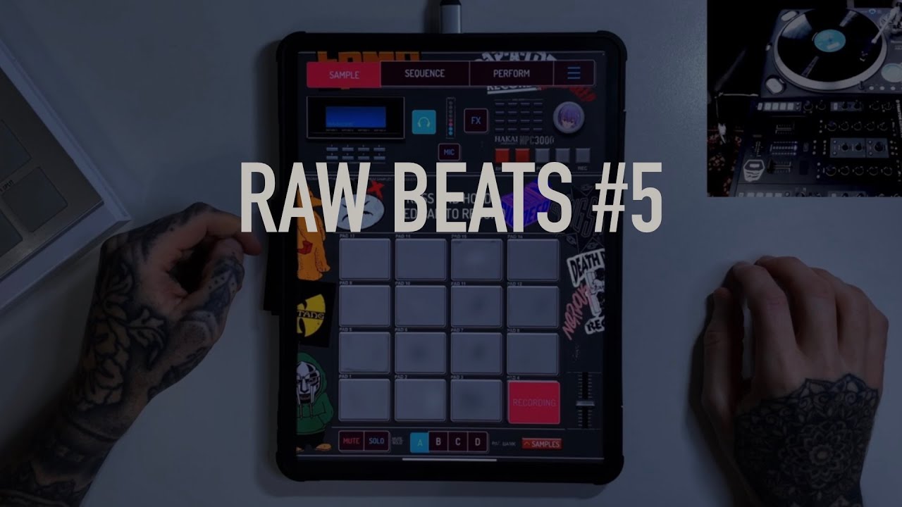 NervousCook$ - RAW Beats #5 - iPad Koala Sampler Hip Hop Vinyl Sampling ...