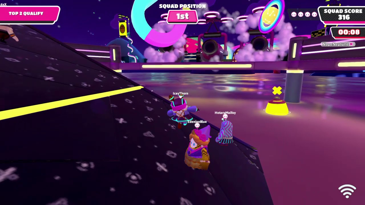 Fall Guys: Only our squad left at Big Shots - YouTube