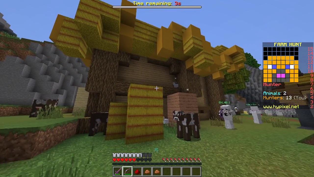 #10【Minecraft】ミニゲーム - Farm Hunt【Hypixel】【実況】 - YouTube