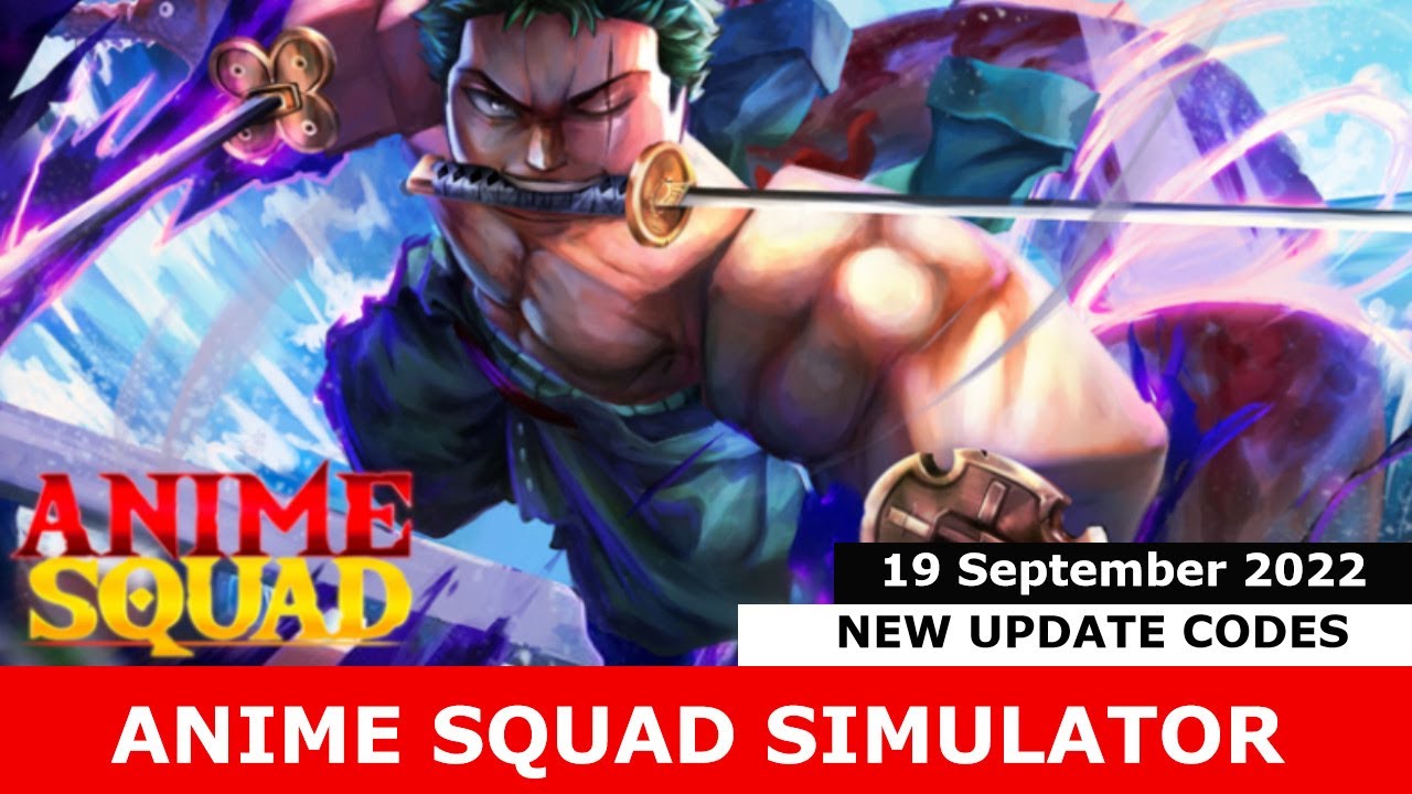 New Update CODES Anime Squad Simulator ROBLOX 19 September 2022 - YouTube