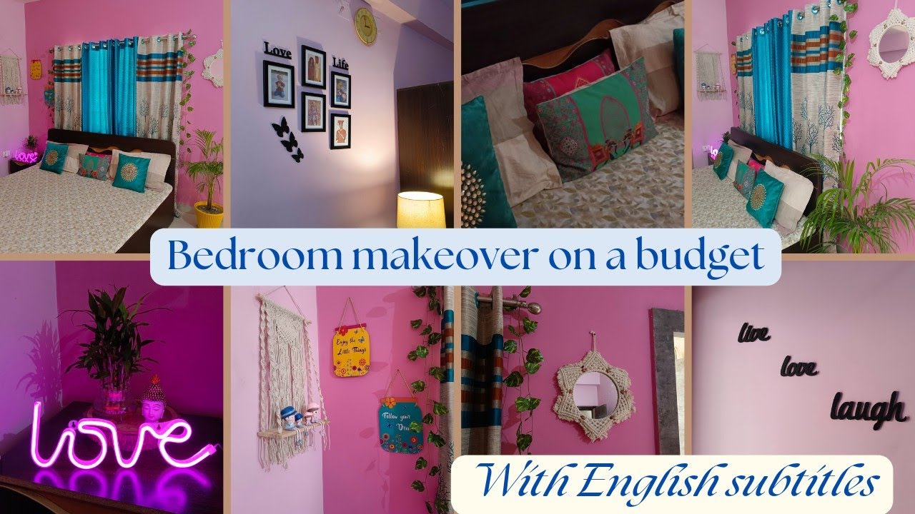 Decoration ideas for small room || bedroom makeover ideas || Budget ...