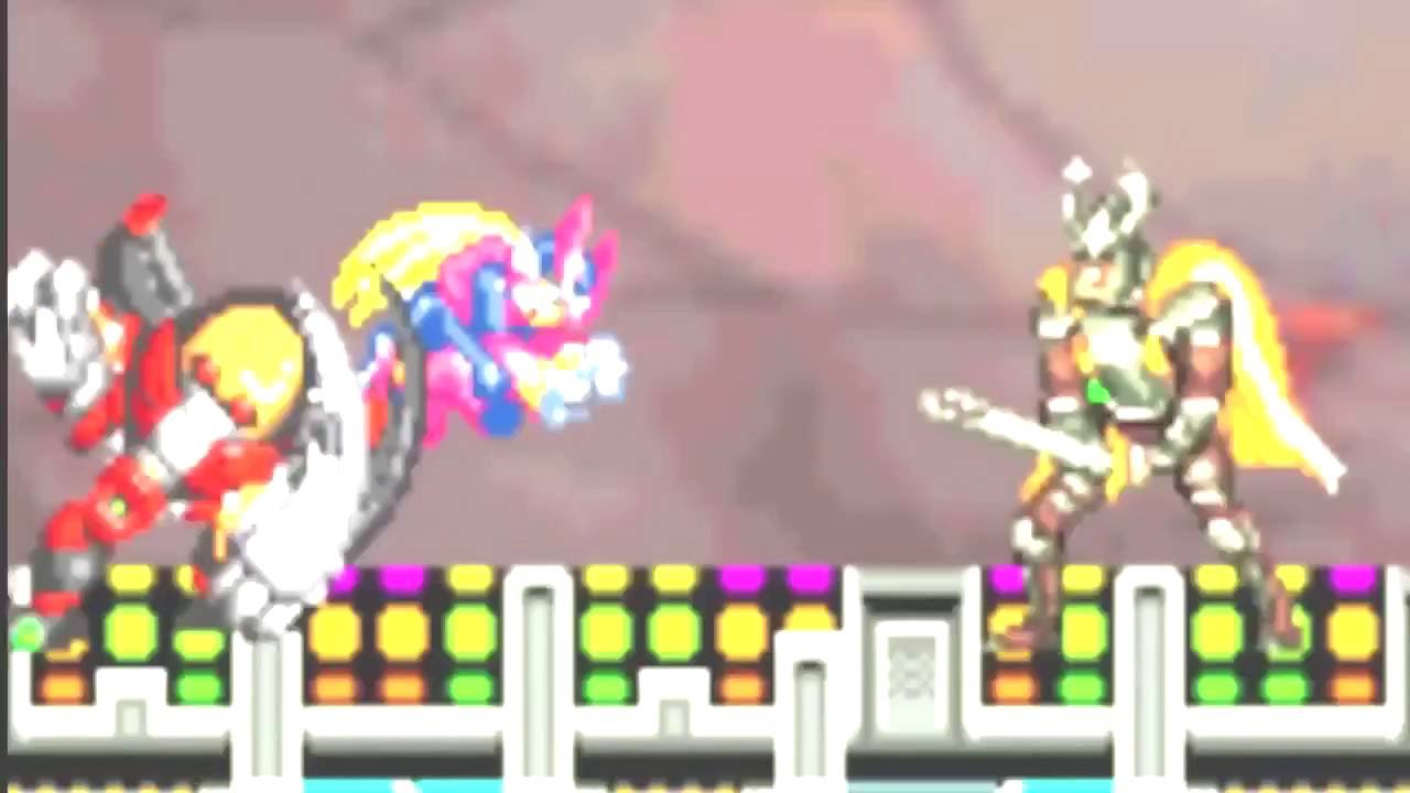 Megaman Sprite Battle animation test - YouTube