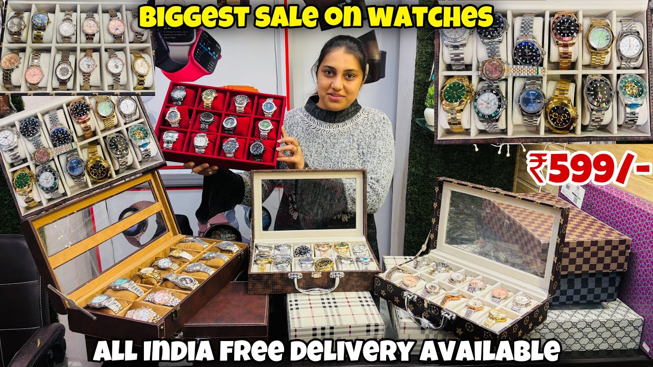Biggest Sale On Watches| Rs.199| Biggest Watch Collection In Delhi ...
