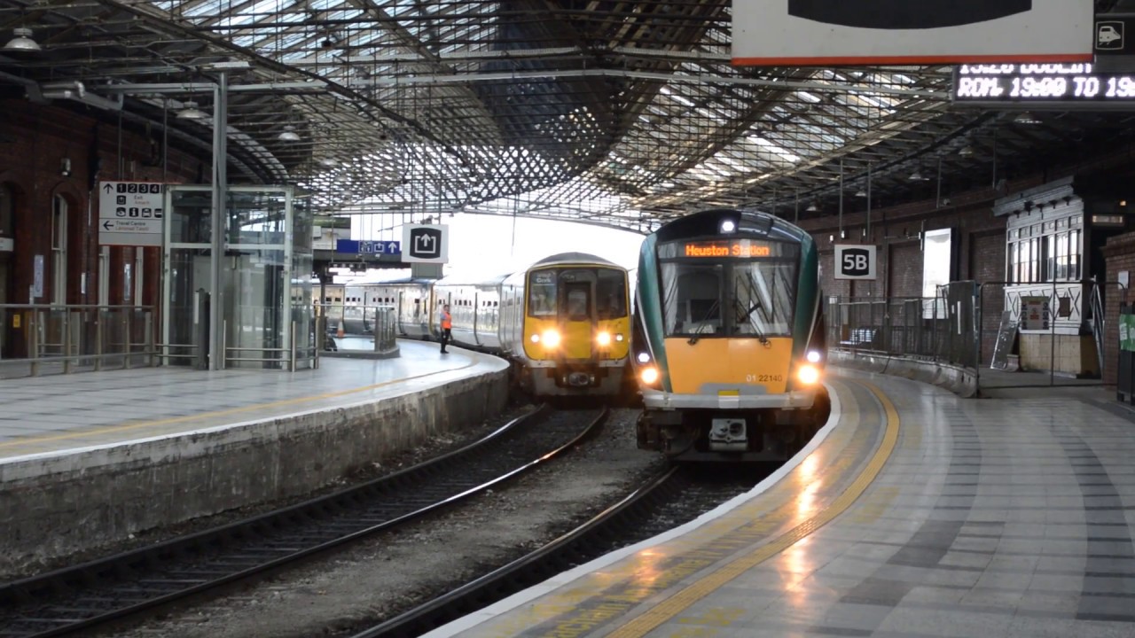Irish Rail Class 2600 DMU Kent Station Cork. - YouTube