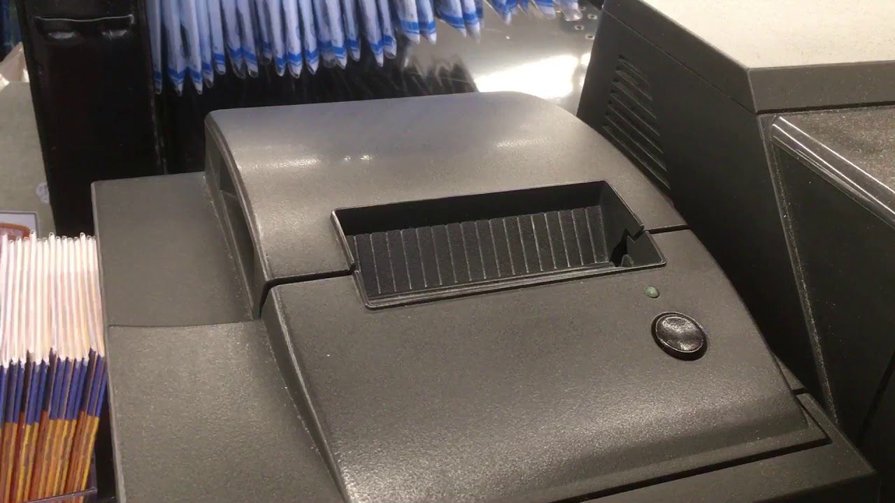NCR 7167 thermal receipt printer #2 - YouTube