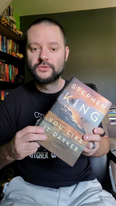 NEW Stephen King book YOU LIKE IT DARKER #booktube #stephenking - YouTube