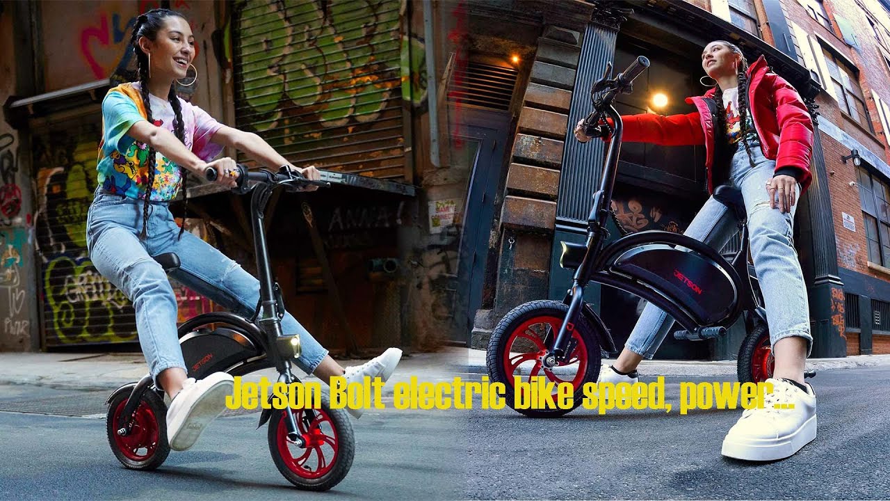 Jetson Bolt Folding Electric Ride On Bike - YouTube