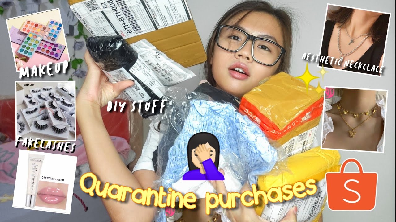 SHOPEE RANDOM HAUL (Quarantine Purchases) - YouTube