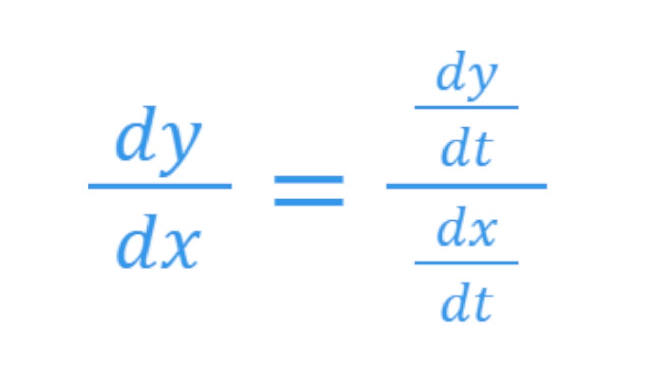 Parametric Derivatives: Explanation and Examples | Sam's Calculus ...
