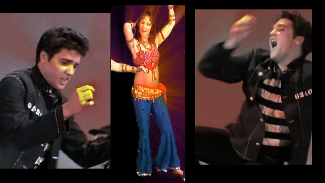 Mind Blowing Elvis Presley In Color & Renee's Belly Dancing - YouTube