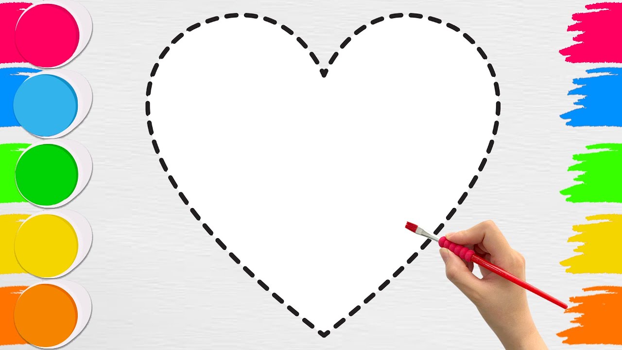 How to Draw Cute Heart Shapes | Easy Step-by-Step Tutorial - YouTube