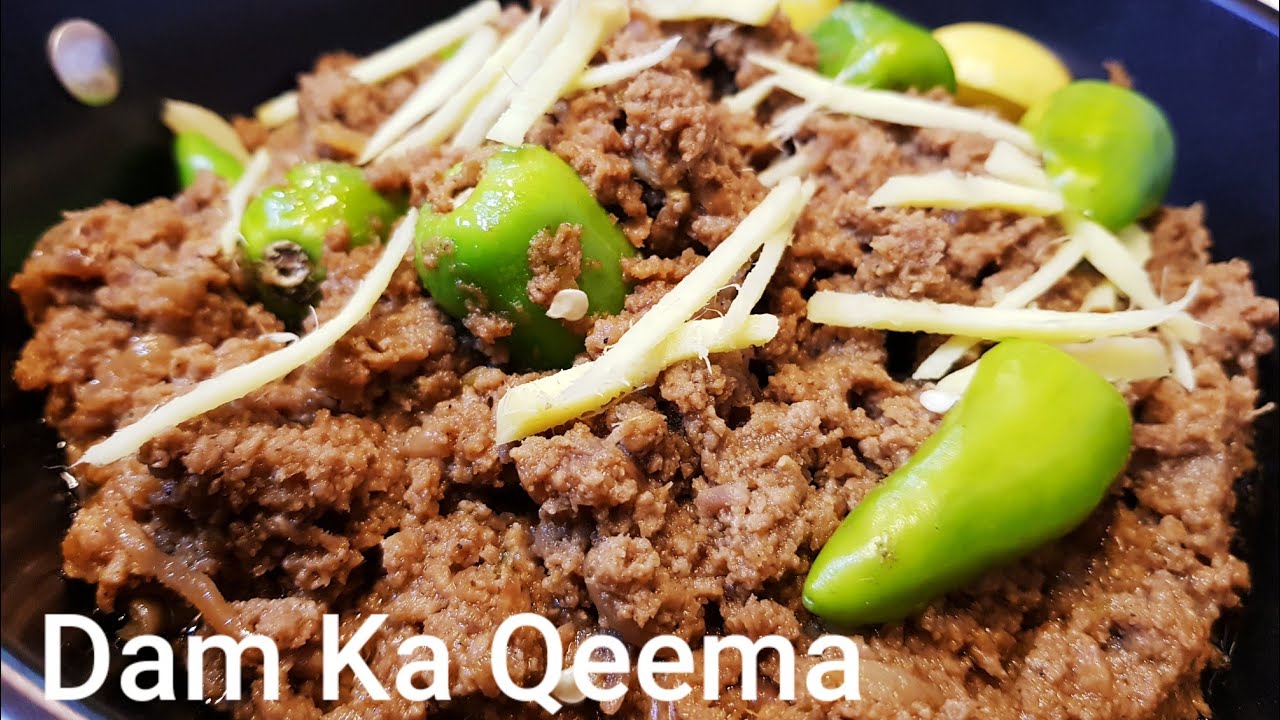 Dam ka qeema| Bhoona qeema| Beef mince|smoked qeema - YouTube