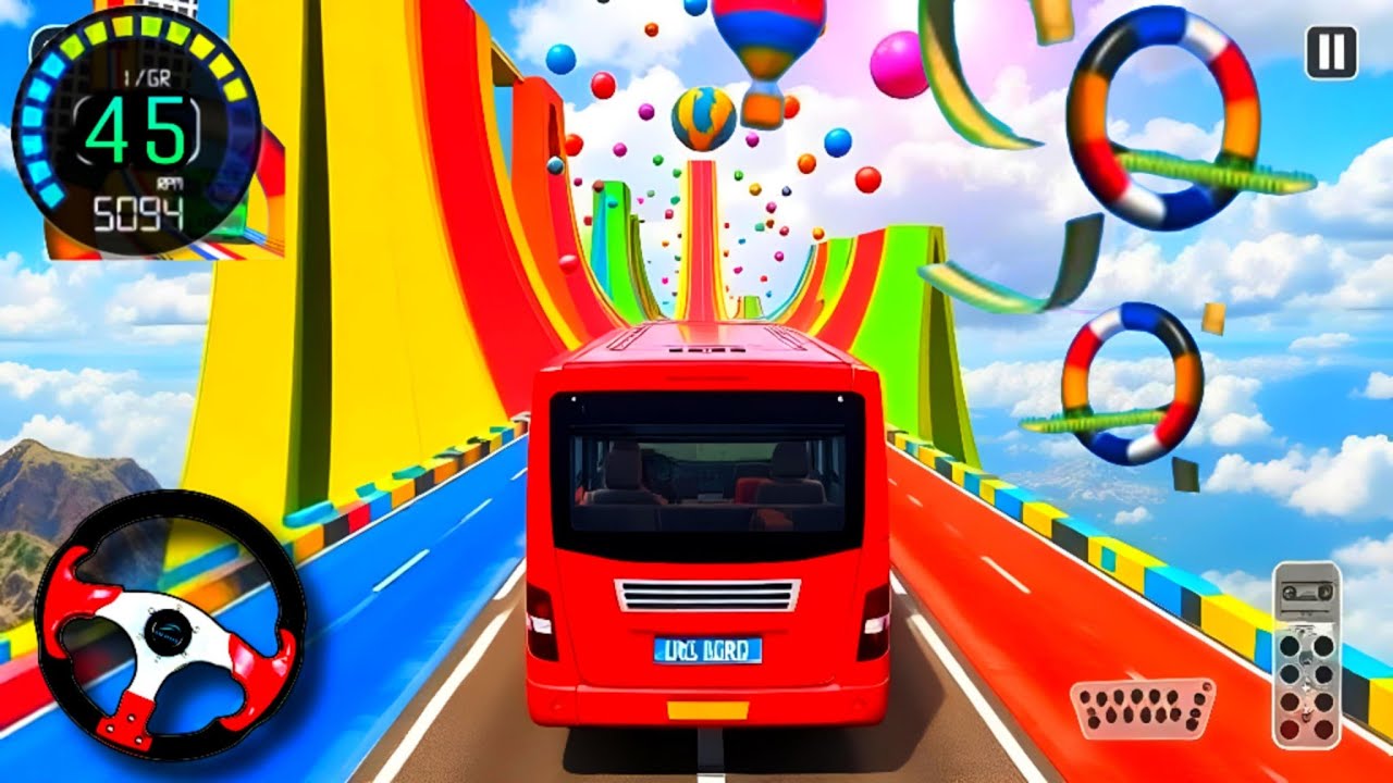 Stunt Driving Bus Simulator - Impossible Mega Ramp Bus Racing - Android ...