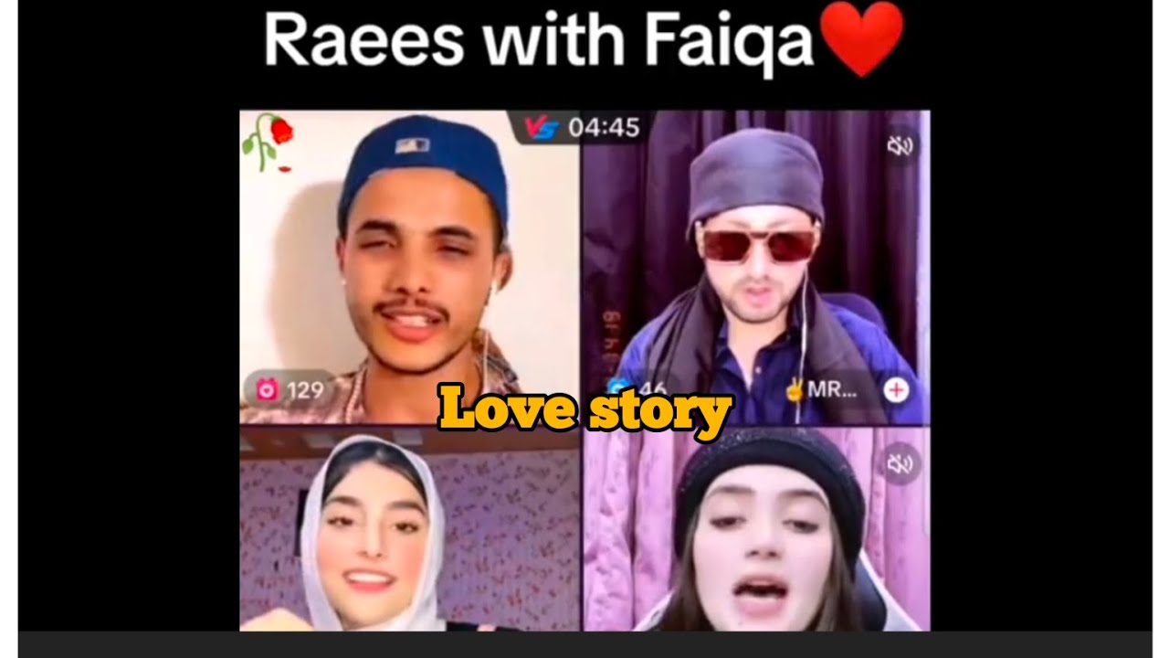 Raees Vs Faiqa Rana | Love Story 🥰😘 | Live Tiktok |2024 - YouTube
