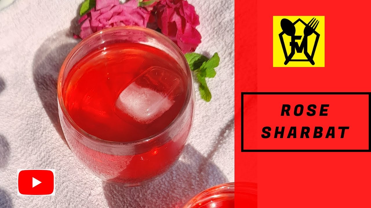 Rose sharbat| Rose Mojito | Rooh Afza Summer Drink |Summer Special ...