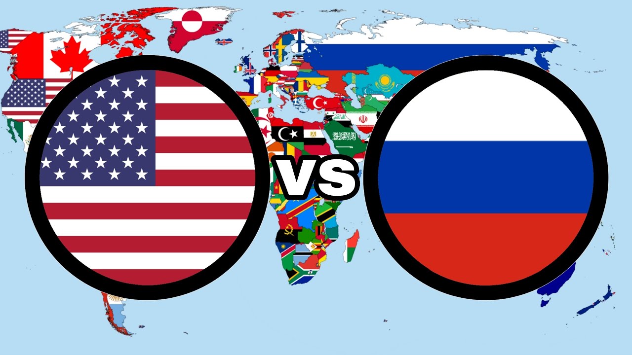 united states of america 🇺🇸 vs russia 🇷🇺 the most liked country - YouTube
