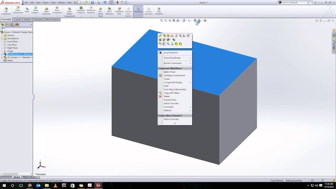 12.1 - A Simple Two Part Mold - YouTube