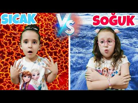 BAHAR VE BANU ALYA İLE SICAK - SOĞUK OYNADIK ! BAKALIM KİM KAZANDI ?!