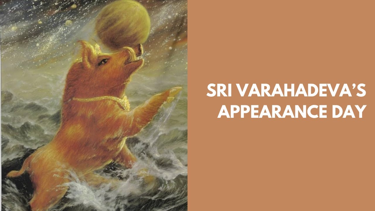 Sri Varahadeva’s Appearance Day - YouTube