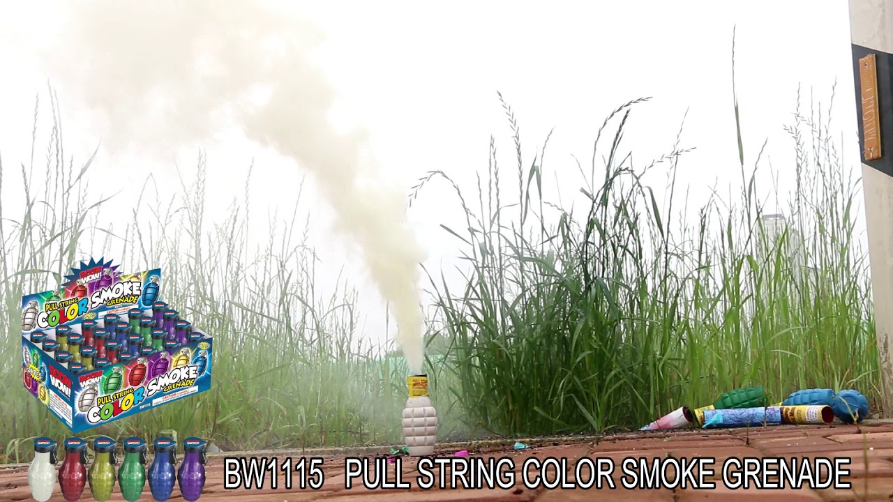 BW1115 PULL STRING COLOR SMOKE GRENADE - YouTube