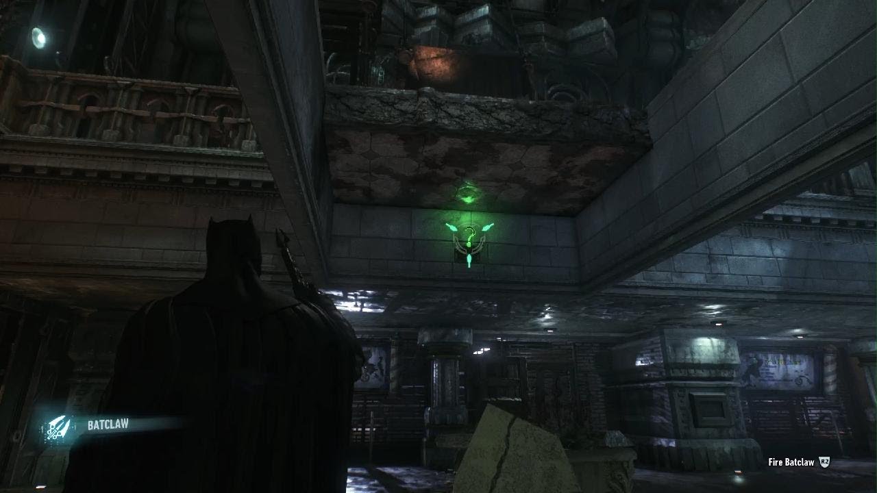 BATMAN: ARKHAM KNIGHT Arkham Knight HQ sneaky Riddler Trophy Founder's ...