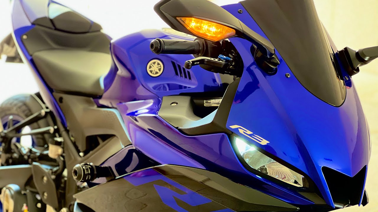 Yamaha R3 azul! Atualizando! - YouTube