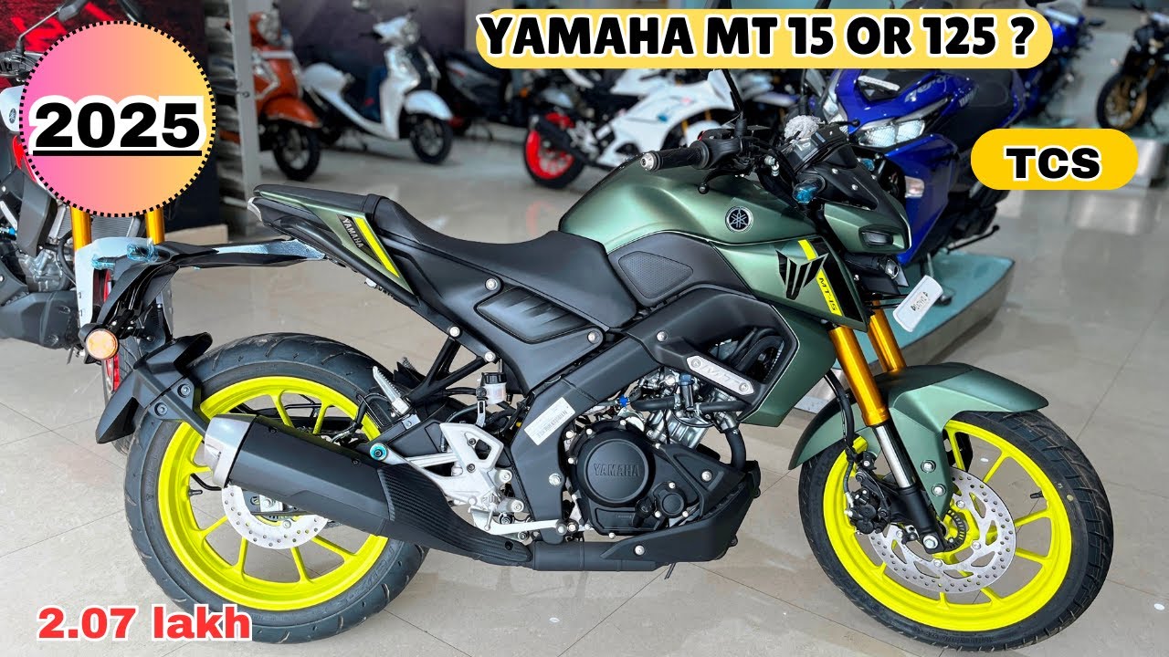 2025 Yamaha MT 15 Cyber Green Color Detailed Review - YouTube