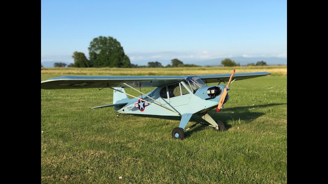 H-King 94.5" Navy Piper J-3 Cub 2400mm from HobbyKing BellairRC Event ...