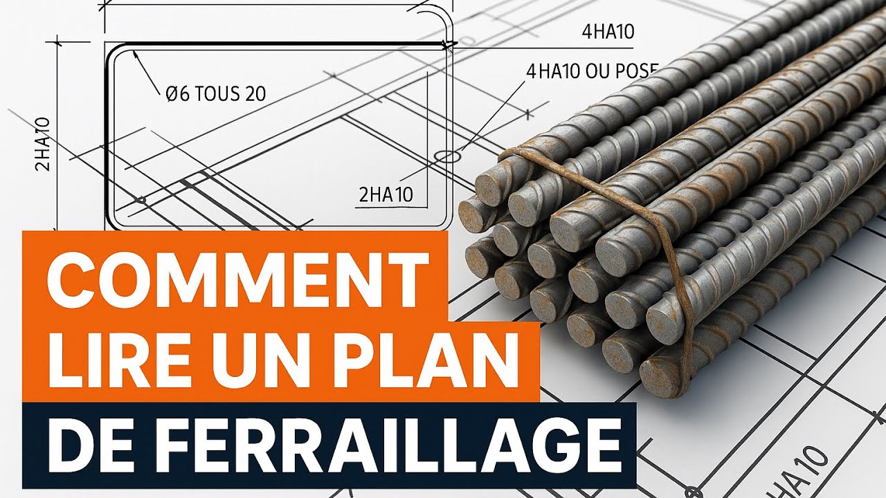COMMENT FAIRE LA LECTURE DU PLAN DE FERRAILLAGE SUR UN CHANTIER! - YouTube