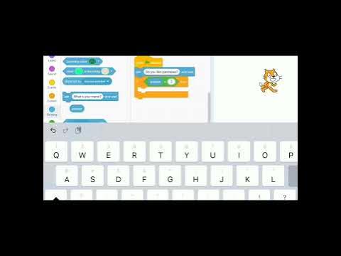 How to use ask and wait block | In Scratch | By Scratch Classes 👍 - YouTube