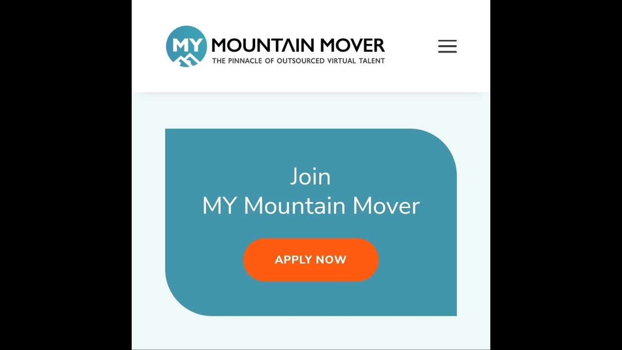 My Mountain Mover - Work from Home - YouTube