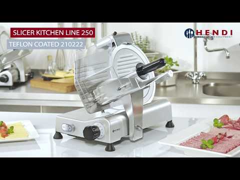 HENDI slicer Kitchen Line 250 Teflon Coated 210222