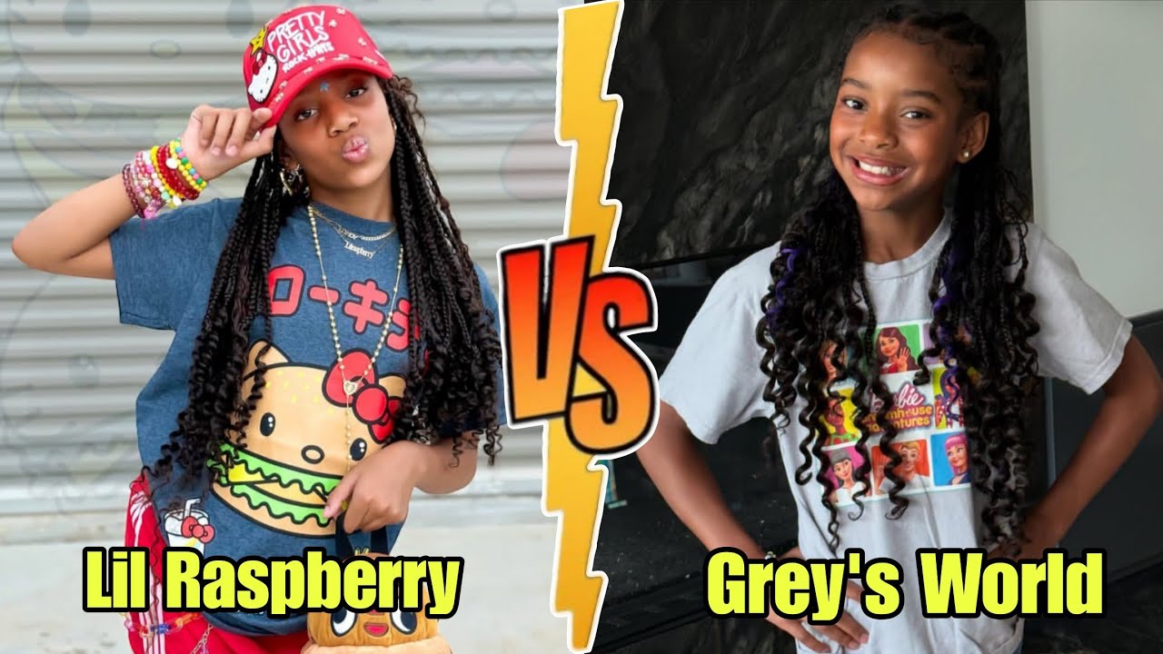 Grey's World vs Lil Raspberry Transformation 2025 🌟 From Baby To Now ...