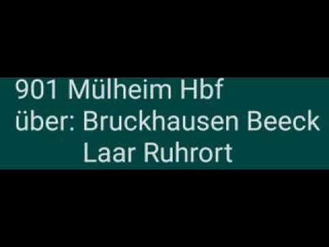 Fahrgastinfomationsansage (H) Marxloh Pollmann - YouTube