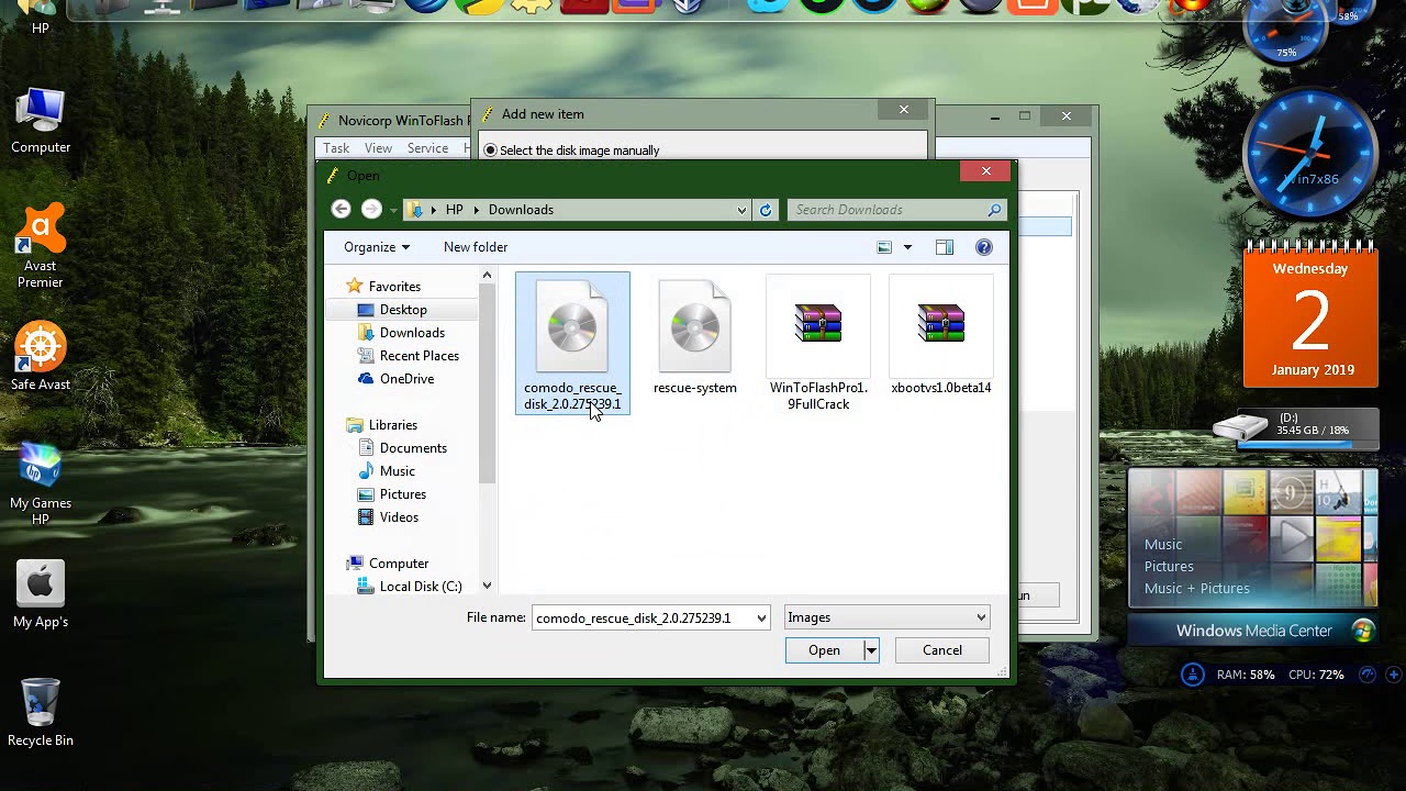 How To Bootable Antivirus On USB Flash Drive By Using WinToFlash Pro 1 ...