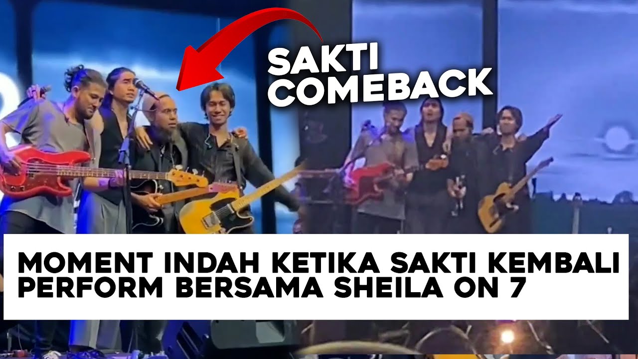 sakti kembali main gitar dengan sheila on 7 - Moment Indah Sakti ...