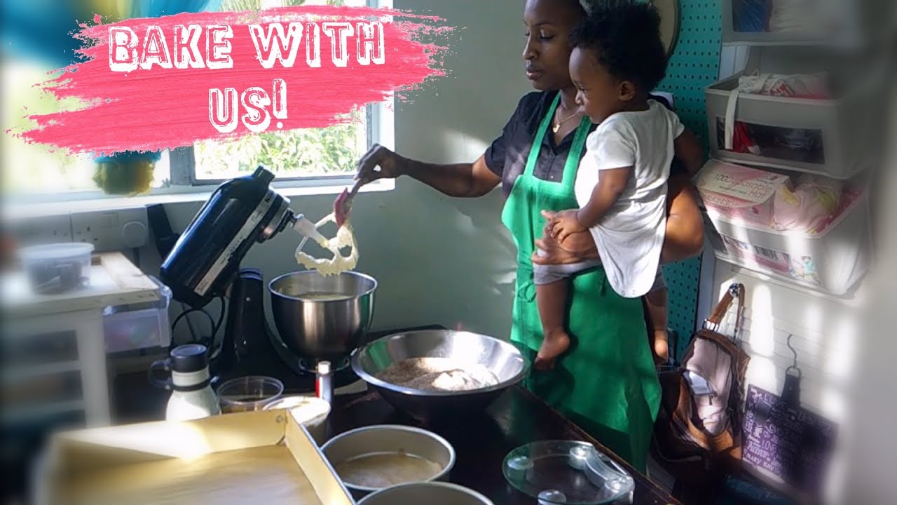 FRENCH MACARONS GIVEAWAY | BAKING WITH MY SON | MAKING RED VELVET & MARBLE CAKE | Jadies Cake ...