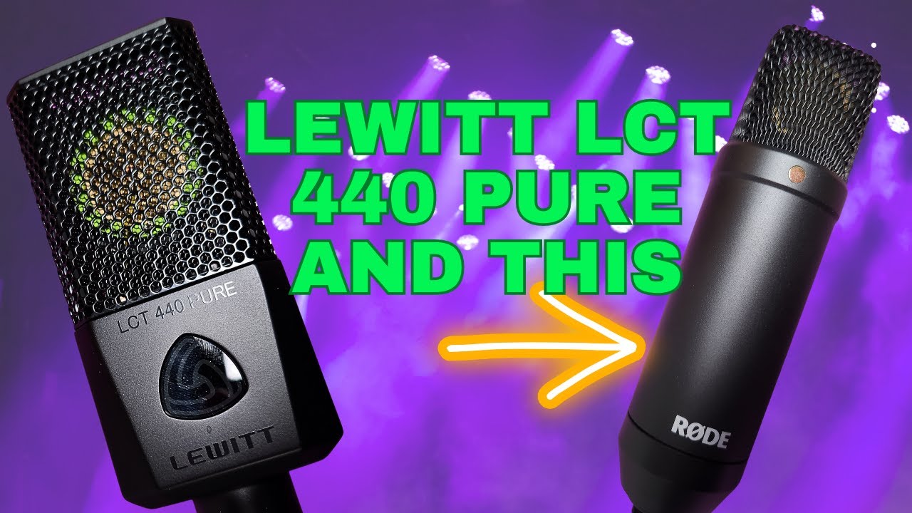 Lewitt LCT 440 Pure vs Rode NT1 mic sound comparison. - YouTube