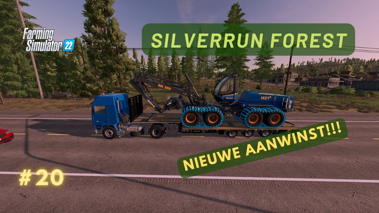NIEUWE AANWINST, EEN GROTE INVESTERING | Silverrun Forest #20 | FS22 ...