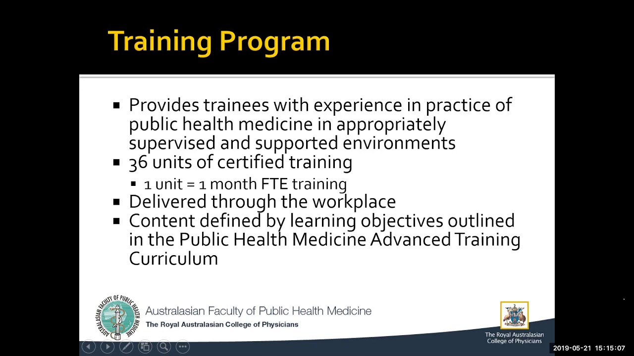 Welcome to the AFPHM Training Program - YouTube