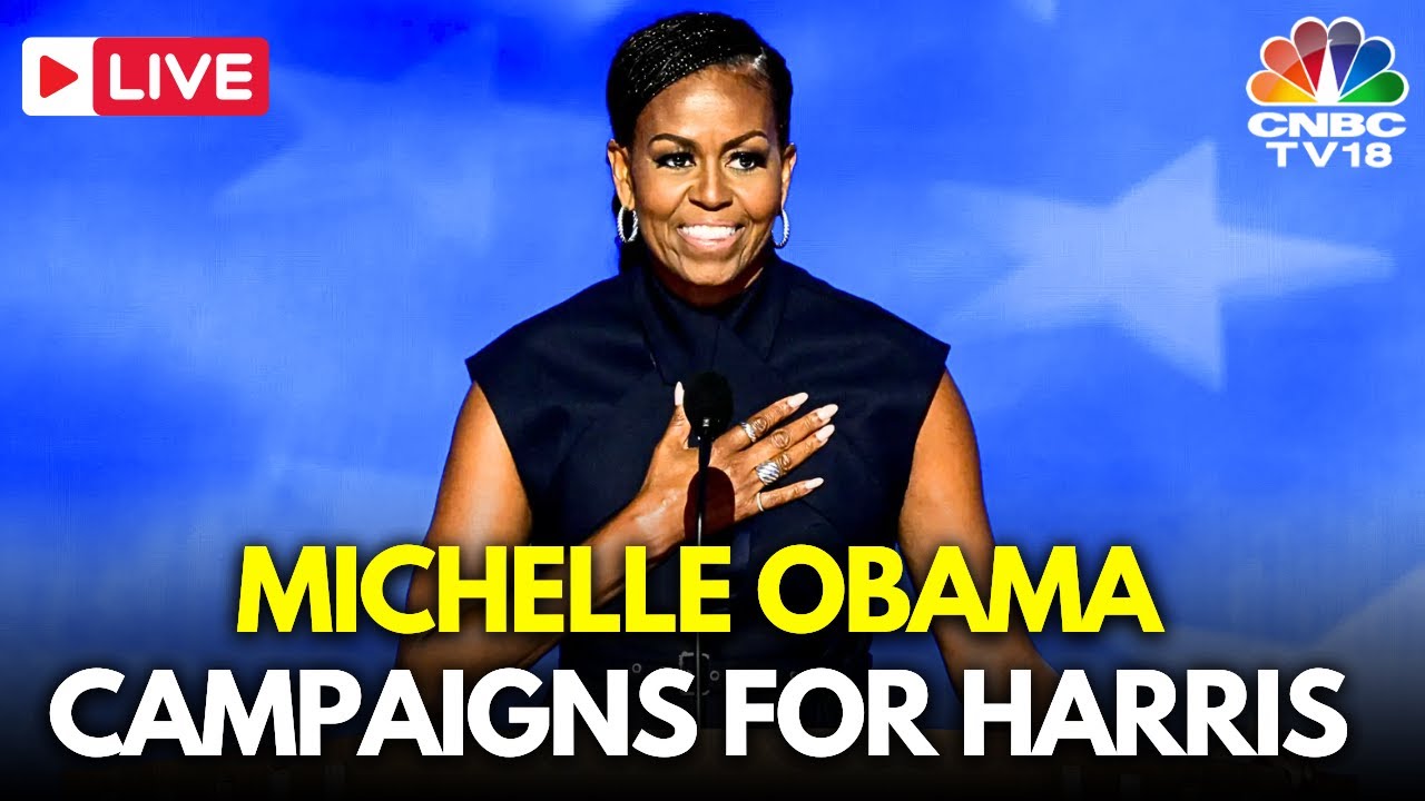 Michelle Obama LIVE: Harris Rallies with Michelle Obama in Michigan as ...