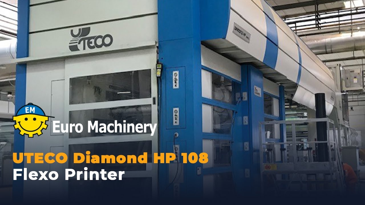 Uteco Diamond HP 108 Mod 150 | CI Flexo Printer | 10 colors | 1500 ...