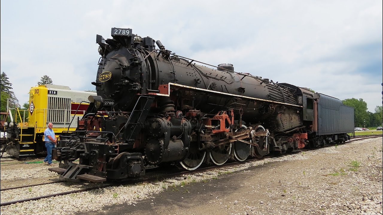 Chesapeake and Ohio 2789 Steam Locomotive - YouTube