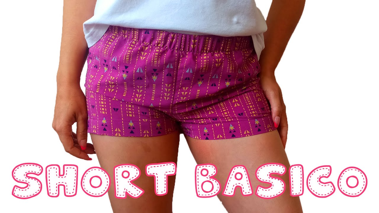 Short Básico FÁCIL de hacer! Explicado paso a paso desde el patronaje ...